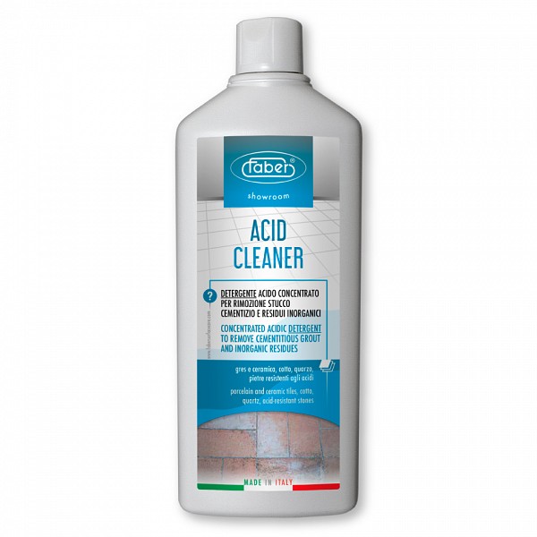 ACID CLEANER - Acid waterbased cleaner for after-setting washing - Faber